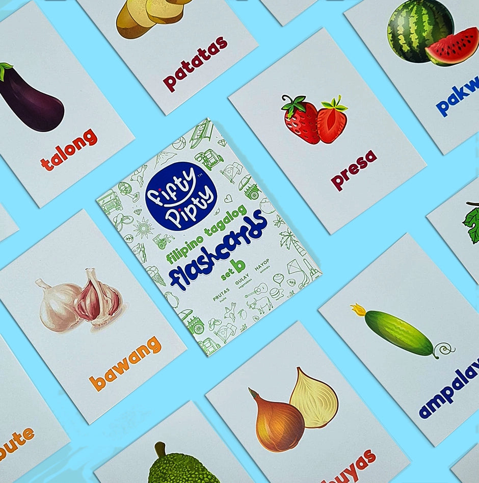 Fifty Pipty - Filipino Tagalog Language Learning Flashcards – Made Here