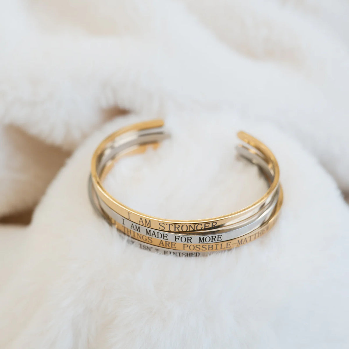 I Am Love Project - Affirmation Bangles – Made Here